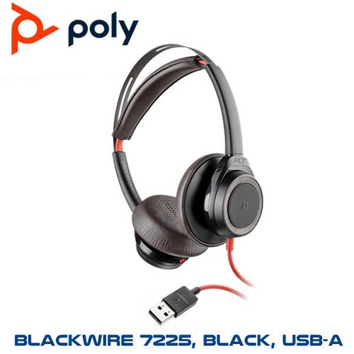 Poly Blackwire 7225 Black USB-A Price in Doha Qatar - itstore.qa